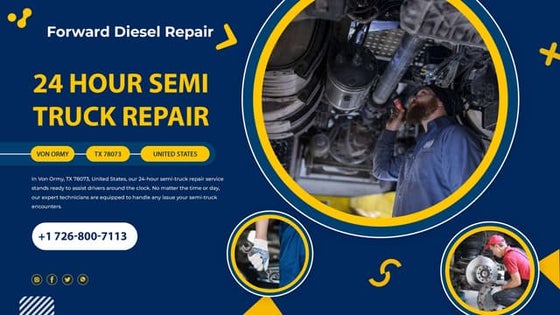 Best 24 Hour Semi Truck Repair - Forward Diesel Repair | PPT