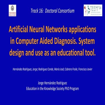 Artificial Neural Networks Applications In Computer Aided Diagnosis
