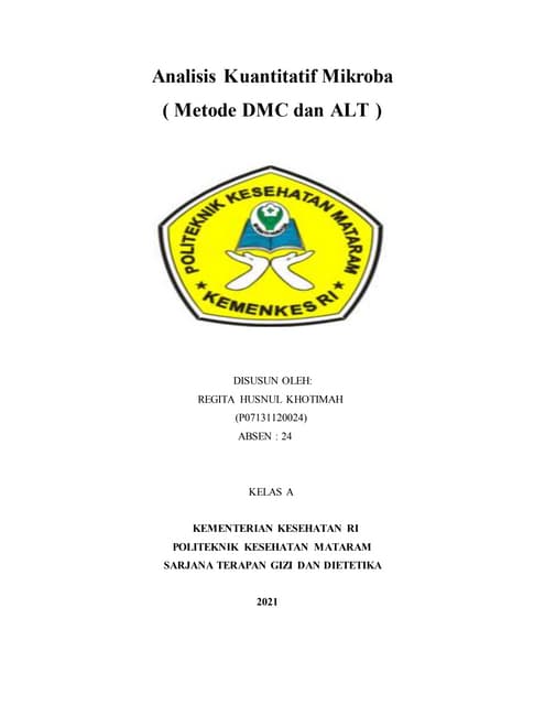 Pengenceran berseri dan perhitungan mikroba secara tidak langsung ...
