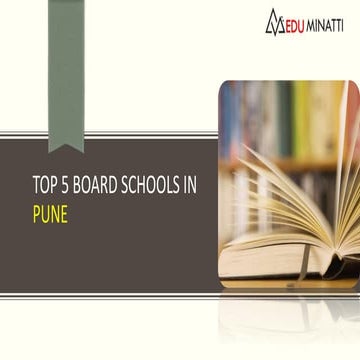 Top 5 board schools in pune | PPT