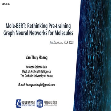 240106_Thuy_Labseminar[Mole-BERT: Rethinking Pre-training Graph Neural ...
