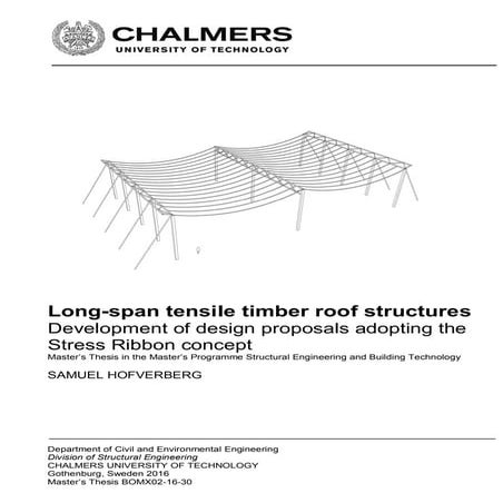 long span tensile timber roof structure | PDF