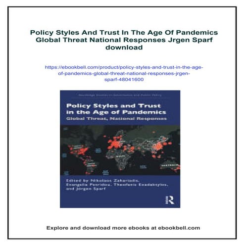 Policy Styles And Trust In The Age Of Pandemics Global Threat National ...
