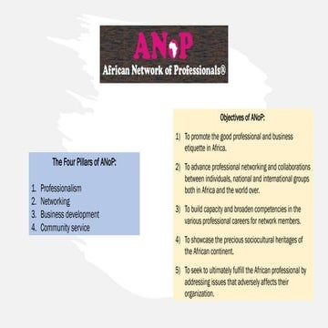 African Ubuntu Leadership Style - ANoP Webinar | PPSX