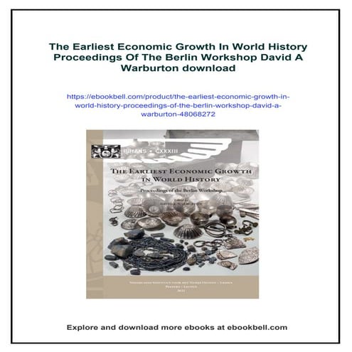 The historical roots of economic development | PDF