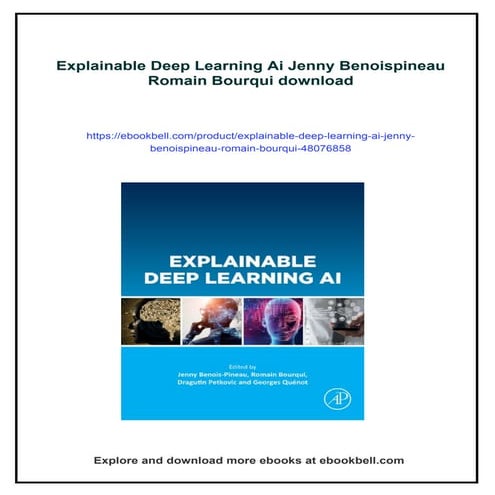 Explainable Deep Learning Ai Jenny Benoispineau Romain Bourqui | PDF