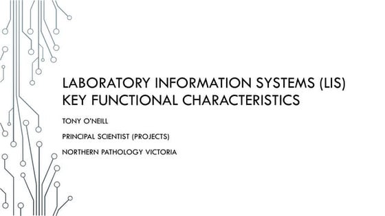 Laboratory Information Management System | PPT