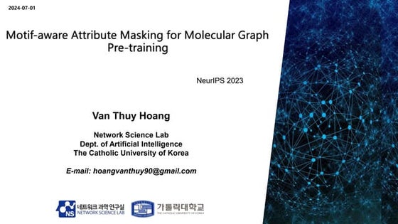 241014_Thuy_Labseminar[Where to Mask: Structure-Guided Masking for ...