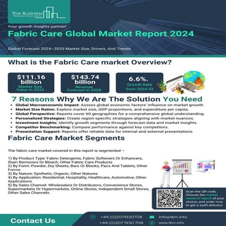 Fabric Care Market Report 2024 - Fabric Care Market Overview, Analysis ...