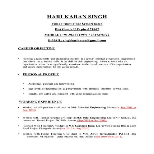 hk cv update2016 | PDF