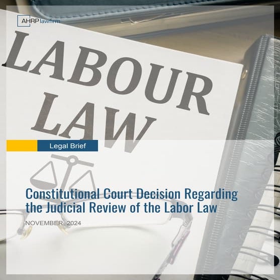 Constitutional Court Decision Regarding the Judicial Review of the ...