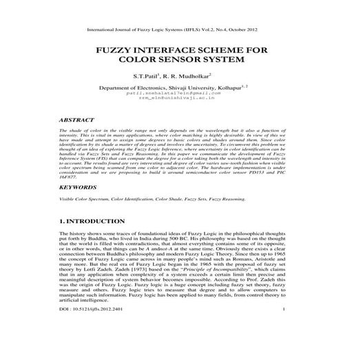 International Journal of Fuzzy Logic Systems (IJFLS) | PDF