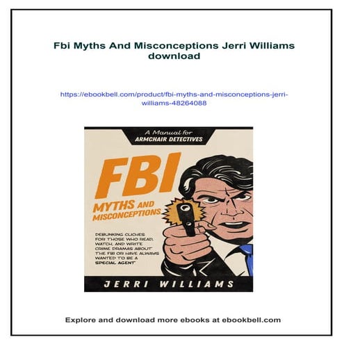 Fbi Myths And Misconceptions Jerri Williams | PDF