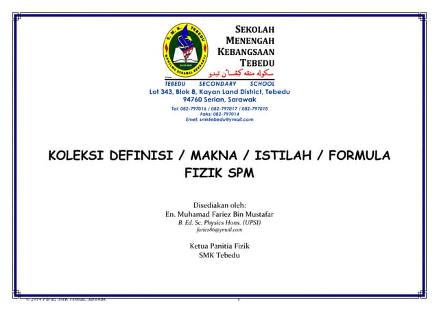 Formula fizik f4 | DOCX