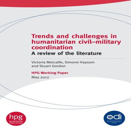 humanitarian civil-military coordination. | PDF