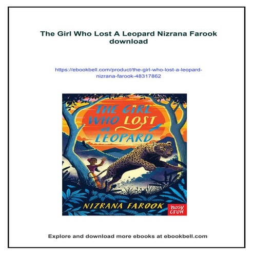 The Girl Who Lost A Leopard Nizrana Farook | PDF