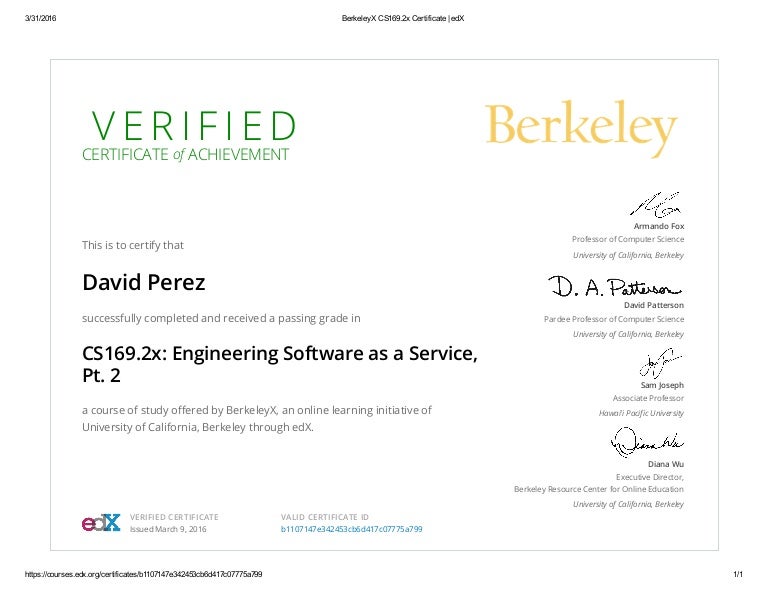 SaaS Verified Certificate last part