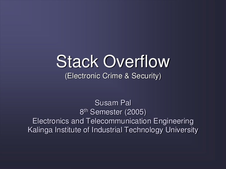 Stackoverflow 