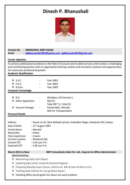 Resume Rajesh Yadav | DOCX