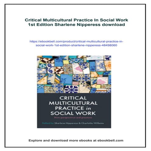 Critical Multicultural Practice In Social Work 1st Edition Sharlene ...