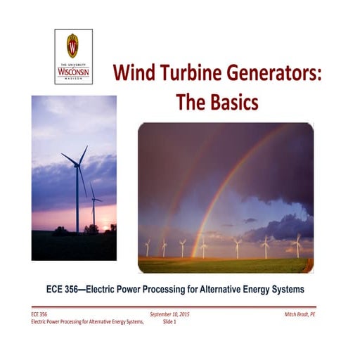 Wind energy | PPTX
