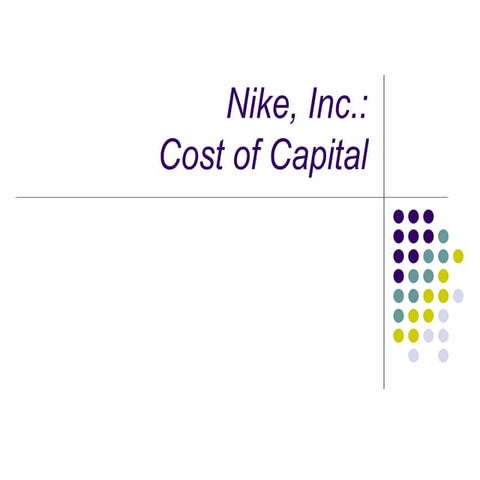 242546561-Nike-Inc-Cost-of-Capital-Case-Study.ppt