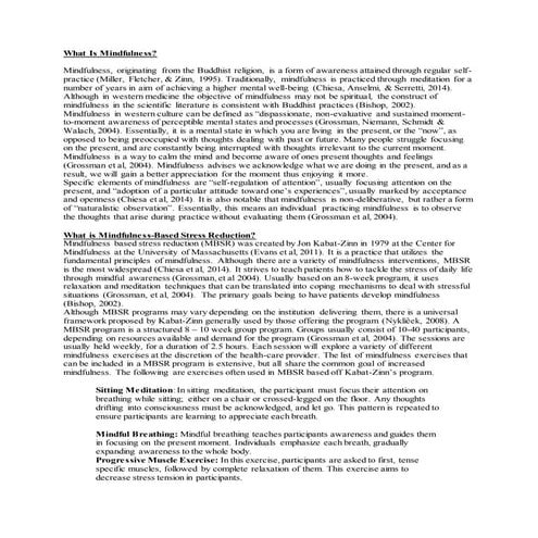 What Is Mindfulness | PDF