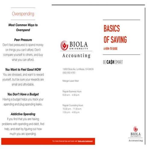 saving brochure | PDF