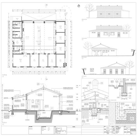 Pump house drawings for construction in water supply projects.pdf