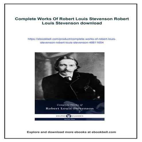 Complete Works Of Robert Louis Stevenson Robert Louis Stevenson | PDF