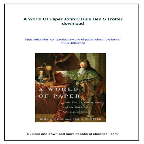 A World Of Paper John C Rule Ben S Trotter | PDF