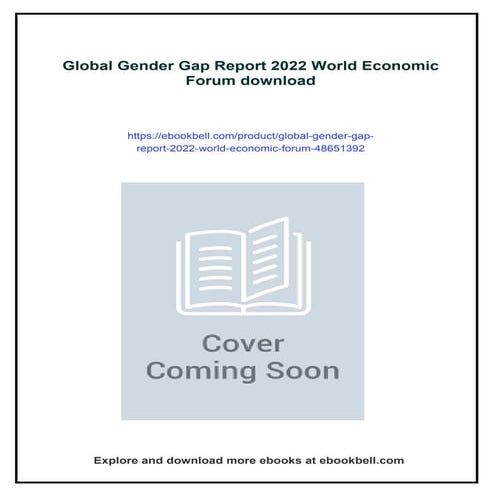 Global Gender Gap Report 2022 World Economic Forum | PDF