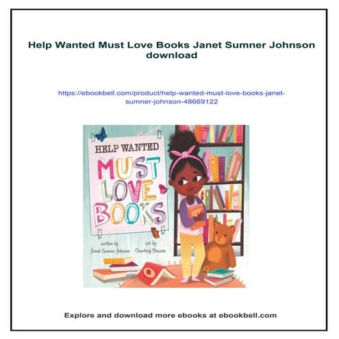 Help Wanted Must Love Books Janet Sumner Johnson | PDF