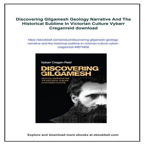 Discovering Gilgamesh Geology Narrative And The Historical Sublime In ...