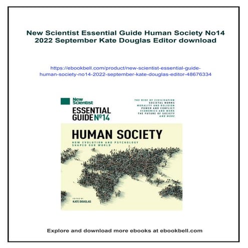 New Scientist Essential Guide Human Society No14 2022 September Kate ...