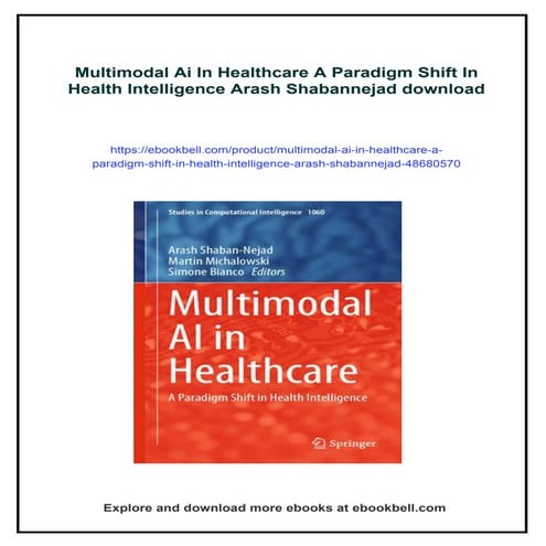 Multimodal Ai In Healthcare A Paradigm Shift In Health Intelligence ...