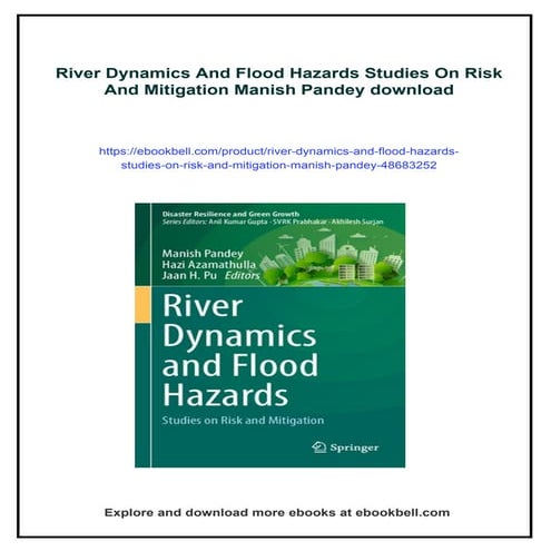 River Dynamics And Flood Hazards Studies On Risk And Mitigation Manish ...