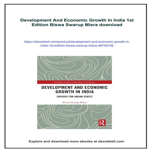 Development And Economic Growth In India 1st Edition Biswa Swarup Misra ...