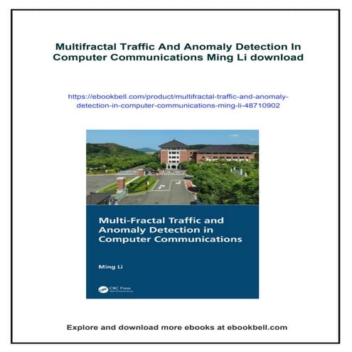 Multifractal Traffic And Anomaly Detection In Computer Communications Ming Li | PDF
