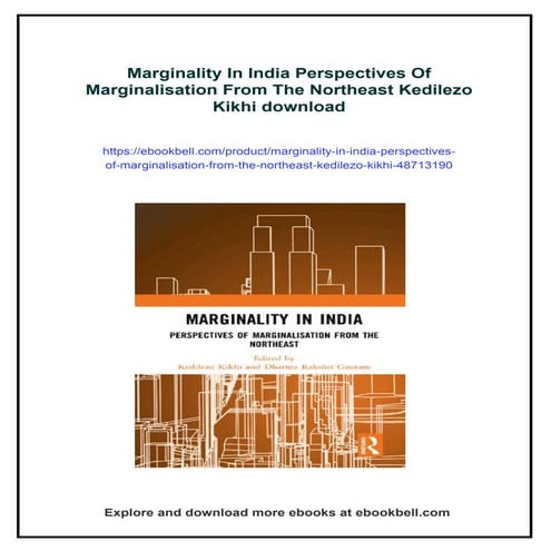 Marginality In India Perspectives Of Marginalisation From The Northeast ...