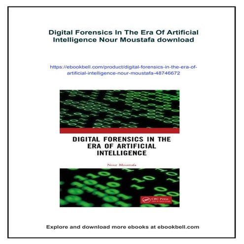 Digital Forensics In The Era Of Artificial Intelligence Nour Moustafa | PDF