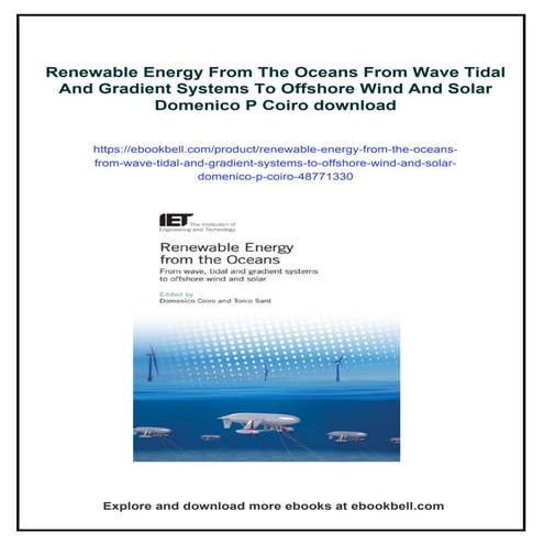 Renewable Energy From The Oceans From Wave Tidal And Gradient Systems ...