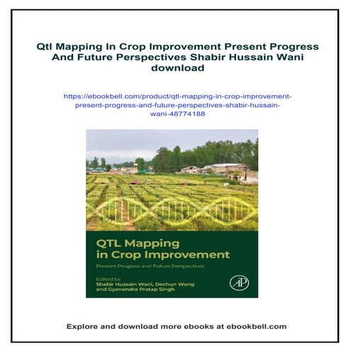 Qtl Mapping In Crop Improvement Present Progress And Future ...
