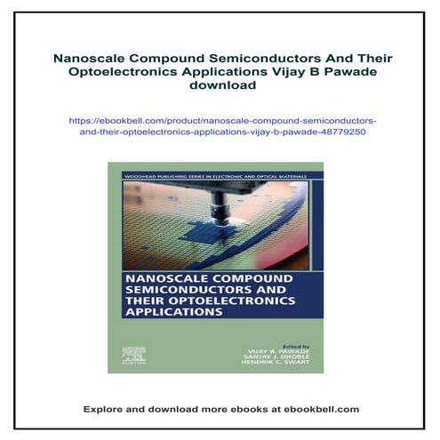 Nanoscale Compound Semiconductors And Their Optoelectronics ...