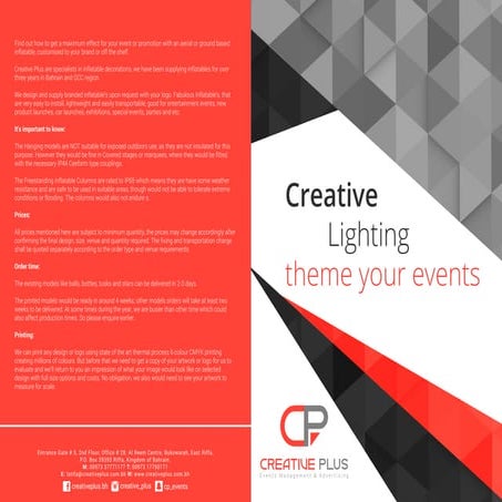 Creative lighting brochure | PDF
