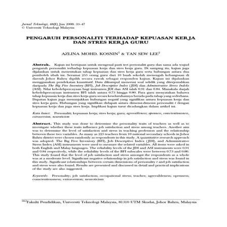 Contoh penulisan reflektif | PDF