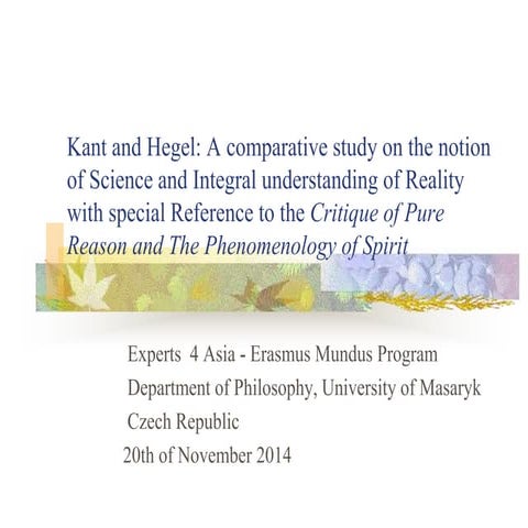 kant e hegel | PPT
