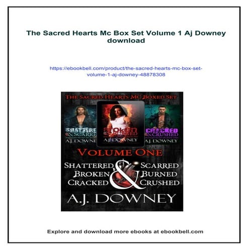 The Sacred Hearts Mc Box Set Volume 1 Aj Downey | PDF