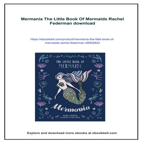 Mermania The Little Book Of Mermaids Rachel Federman | PDF