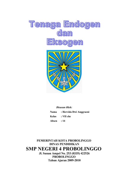 Tenaga endogen | PPT
